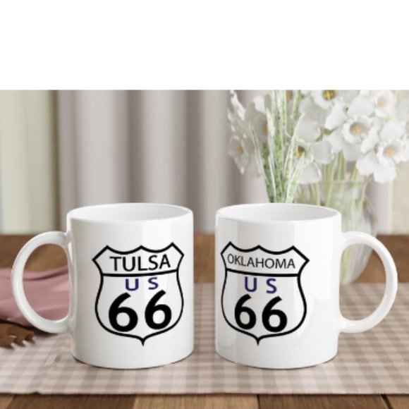 Dining | Route 66 Tulsa Oklahoma 11oz Ceramic Coffee Mug | Poshmark